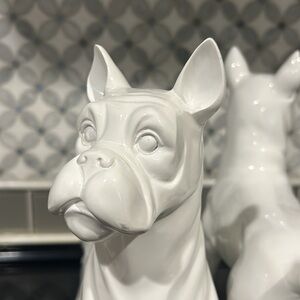 Art | Ceramic Boxer Dog Statue Set | Poshmark